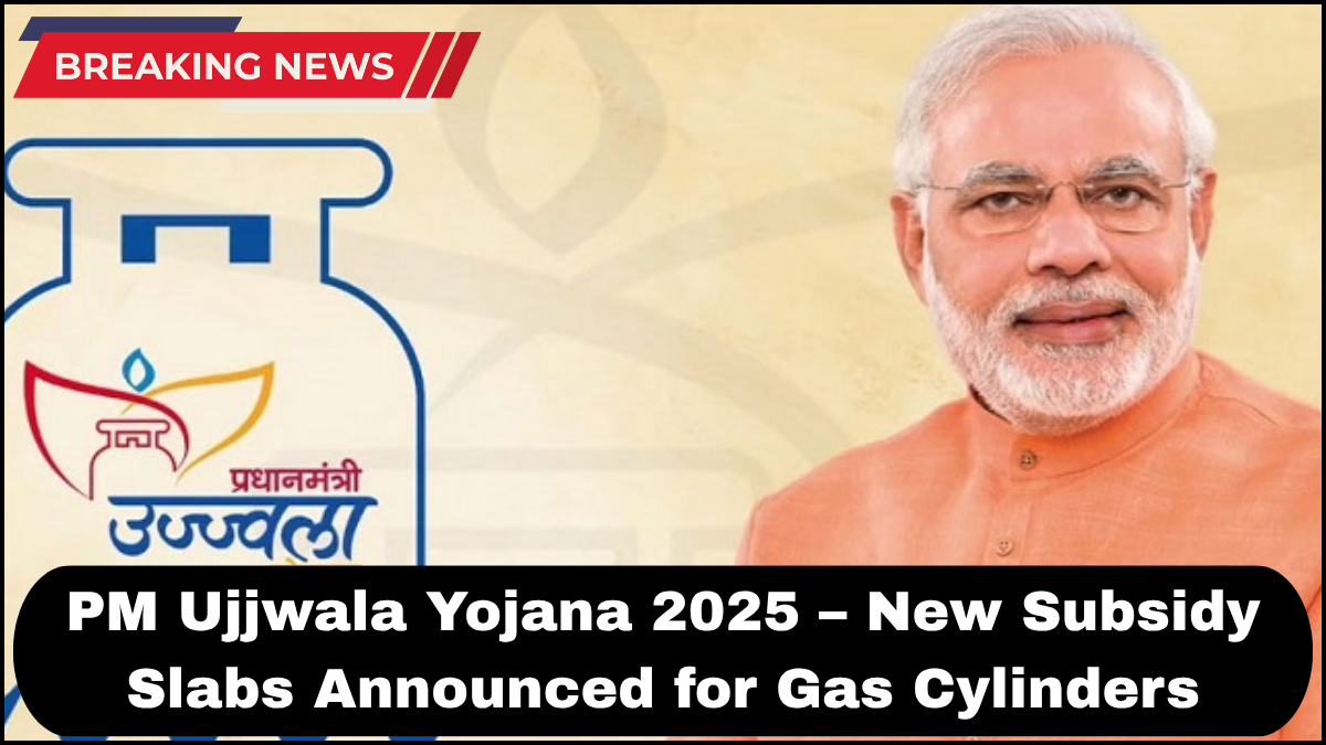 PM Ujjwala Yojana 2025 – New Subsidy Slabs Announced for Gas Cylinders